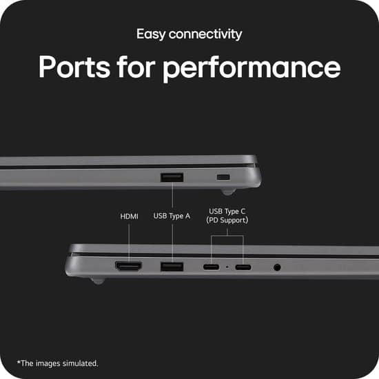 LG Gram 15U50T-G Intel® Core™ i5 i5-1334U Laptop 39,6 cm (15.6") Full ...